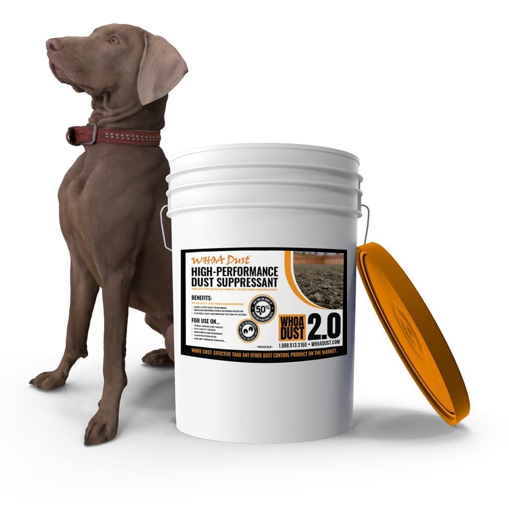 WHOA Dust for Dog Agility Arenas | Whoa Dust